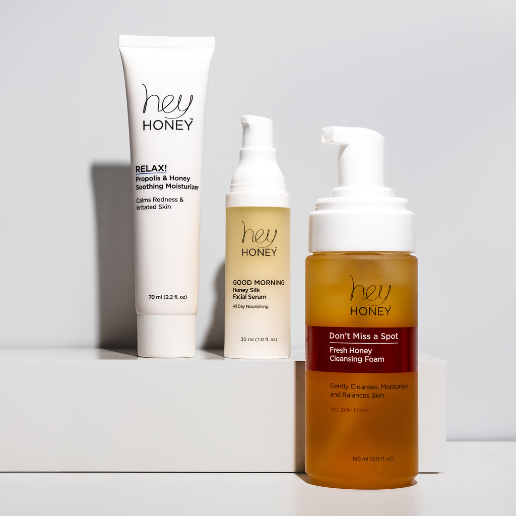 REDNESS & SENSITIVITY - 3 STEP ROUTINE from Hey Honey Skincare – Hey ...